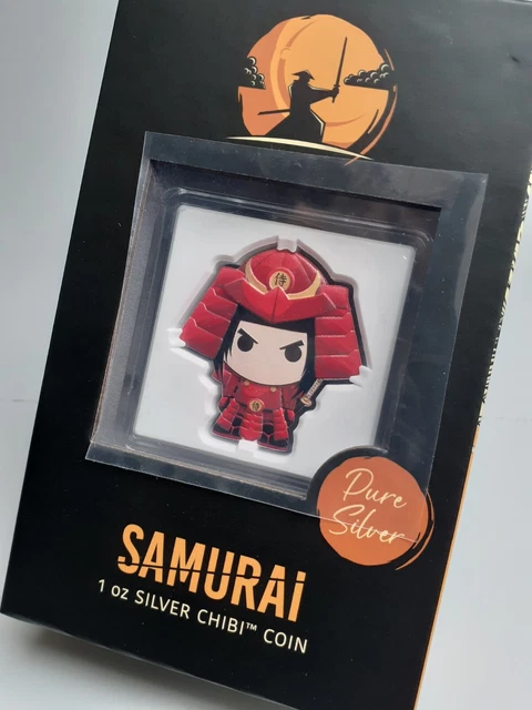2022 NIUE WARRIORS of History Samurai 1oz Silver Chibi Coin £85.00 ...