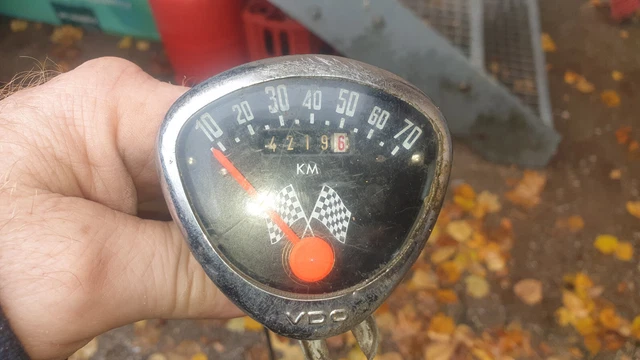 FAHRRAD-TACHO VINTAGE FÜR altes Fahrrad Retro Tachometer ...