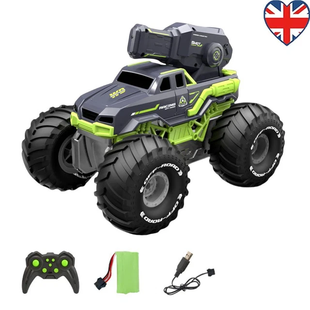 AMPHIBIOUS REMOTE CONTROL Car Boat Water Gun Toy RC Stunt Car for Kids ...