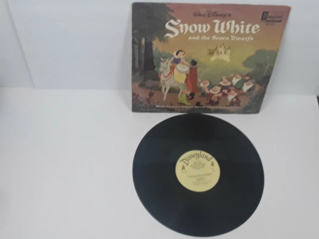 Walt Disneys Snow White And The Seven Dwarfs 1968 Disneyland Vinyl Lp