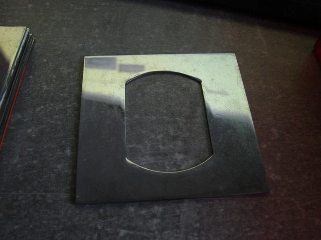 PLAQUE DE FINITION simple en metal Inox Électro Sécurit Legrand EUR 3 ...