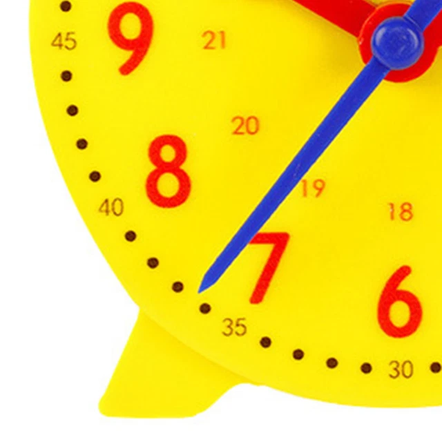 CLOCK MODEL TEACHING Aid PP Plastic Clock Model Toy 24 Hour System ...