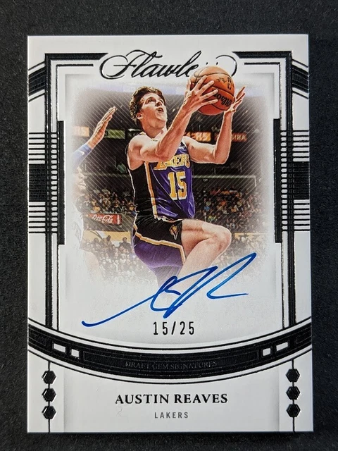 2022-23 PANINI IMPECCABLE NBA AUSTIN REAVES /25 Auto Draft Gems ...