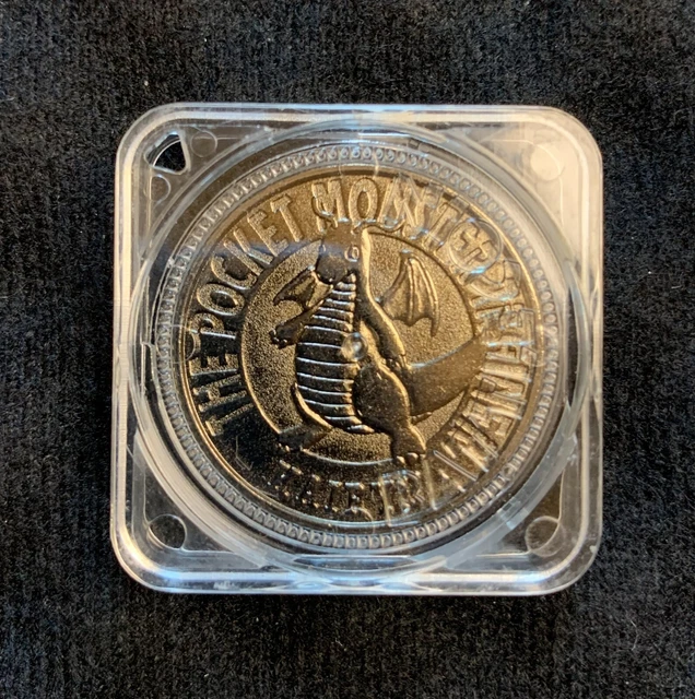 POKEMON BATTLE COIN Medal Dragonite Noir Ninitendo 1997 BANDAI #241123 ...