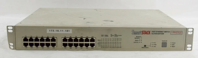 CABLETRON SYSTEMS ELS100-S24TX2M switch Ethernet veloce smart stack EUR ...