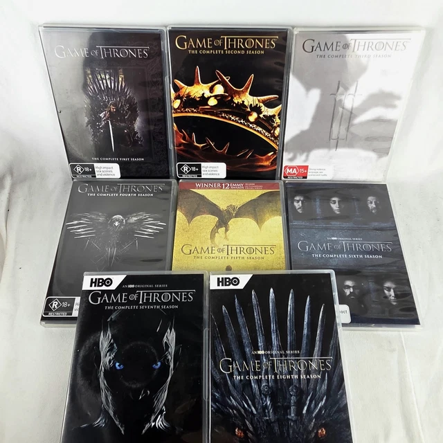 GAME OF THRONES Complete Series DVD Box Set 38 Discs Seasons 1-8 Region ...