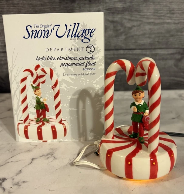 DEPARTMENT 56 BRITE Lites Christmas Parade Peppermint Float 4025332 ...