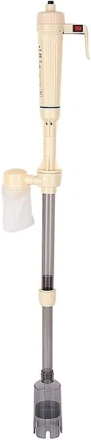 AQUARIUM ELECTRIC SYPHON Auto Fish Tank Water Vacuum Gravel Filter Pump ...