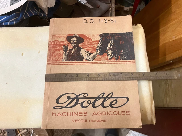 VINTAGE FRENCH FARM Machinery DOLLE brochure plough sythe cultivator ...