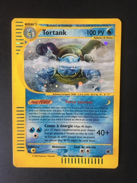 CARTE POKÉMON TORTANK 4/165 Holo Expédition EUR 189,00 - PicClick FR