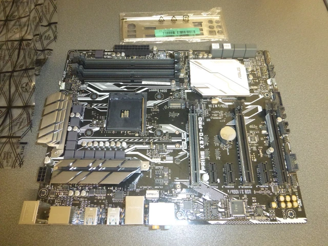 ASUS PRIME X370-PRO Socket AM4 AMD X370 DDR4 DIMM Motherboard £10.00 ...