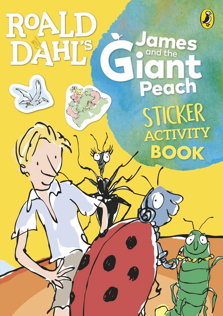 ROALD DAHL'S JAMES and the Giant Peach Sticker Activity Book by Roald ...