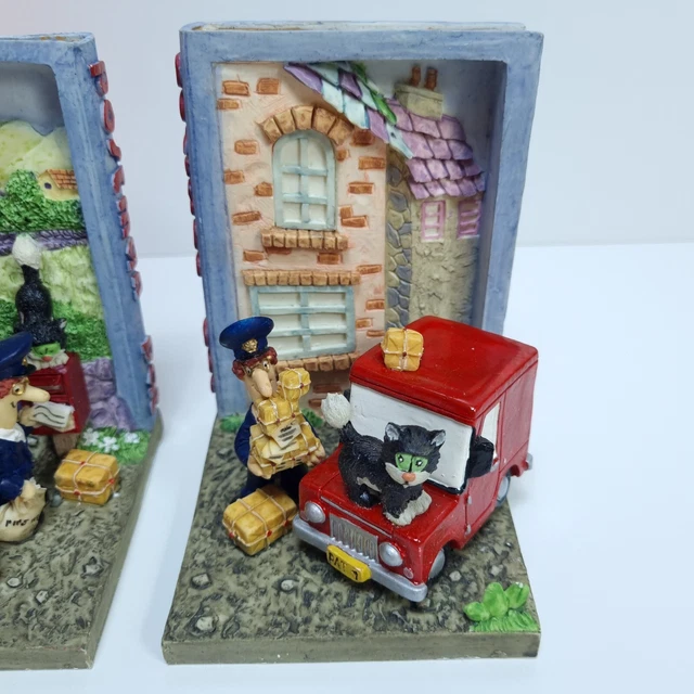 POSTMAN PAT BOOK Ends Vintage 1994 Woodland Animations Bookends With ...