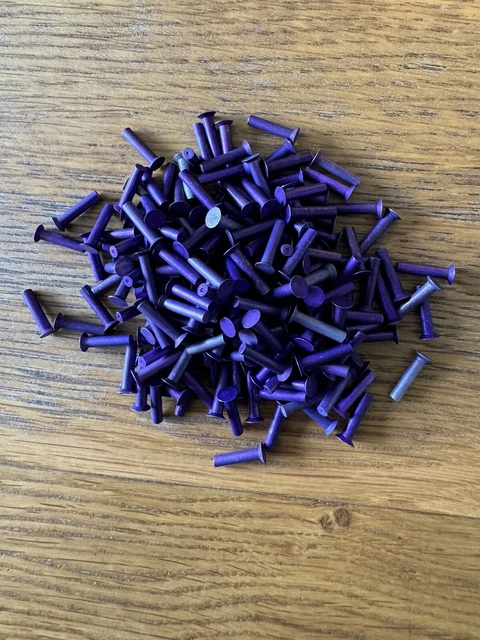 CSK LIGHT ALLOY Rivet, Sp71-307, - 3/32" Dia, Violet, Approx 200 Per ...