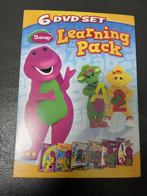 BARNEY 6 DVD Set Leaning Pack Let'S Learn With Japan A1 £67.13 ...