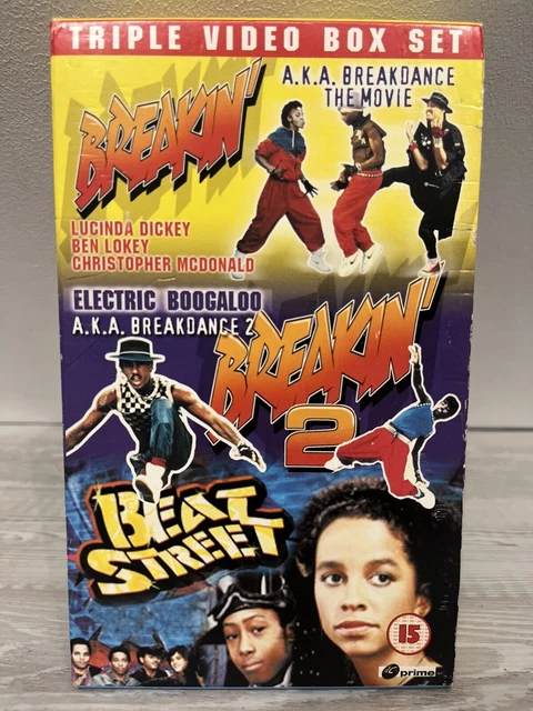 BEAT STREET & Breakin Triple Video Box Set VHS Hiphop Rap Graffiti ...