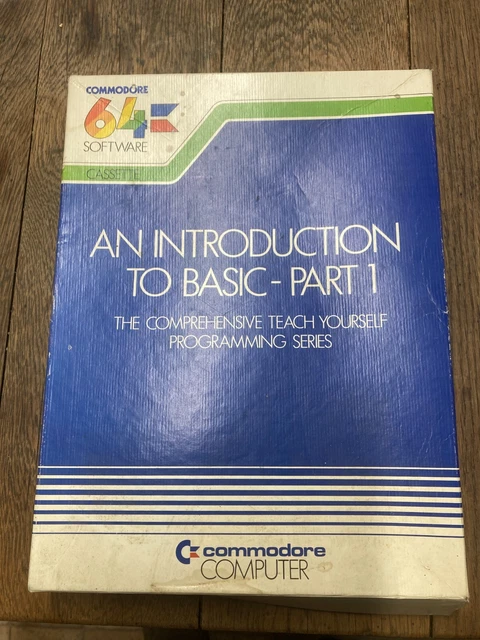 COMMODORE 64 AN Introduction to Basic Part 1 - Book and cassettes - See ...