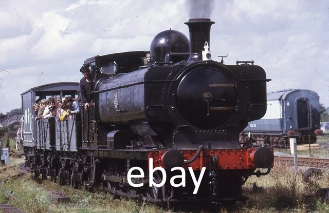 ORIGINAL 35MM RAILWAY SLIDE STEAM LOCO 7715 at QUAINTON ROAD on 26/8/74 ...