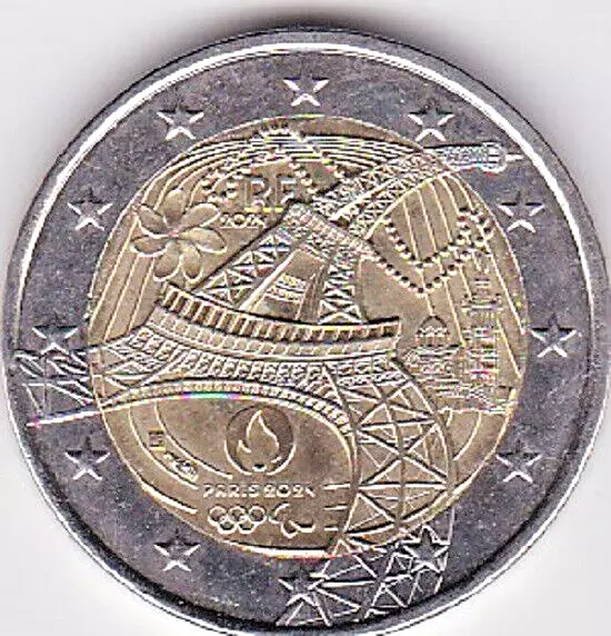2 EUROS COMMEMORATIVE France 2024 - J.o. Paris 2024 - Type B - EUR 3,50 ... 2 EUROS COMMEMORATIVE France 2024 - J.o. Paris 2024 - Type B - EUR 3,50 ...