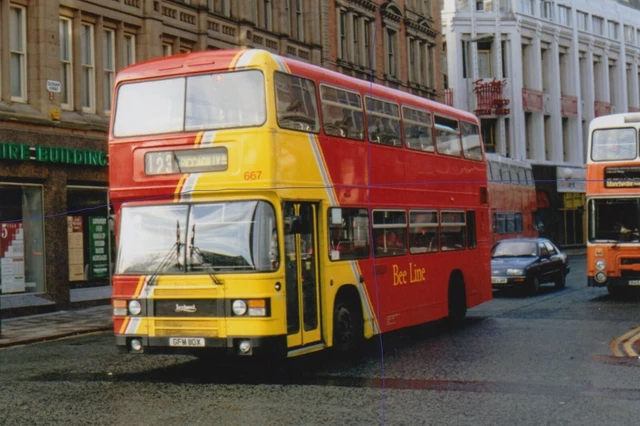 BUS PHOTO BEE Line Photograph Leyland Olympian Picture Gfm110X In ...