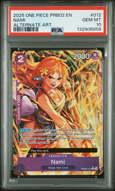 2025 ONE PIECE Prb02-Prem Booster One Piece Card The Best- Vol.2 Nami ...