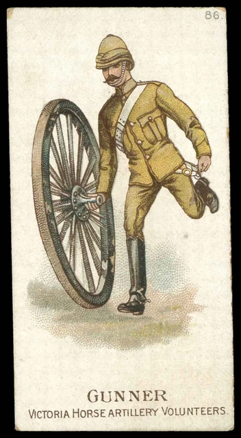 GALLAHER - 'TYPES of British & Colonial Regiments (B)' (1900) - Gunner ...