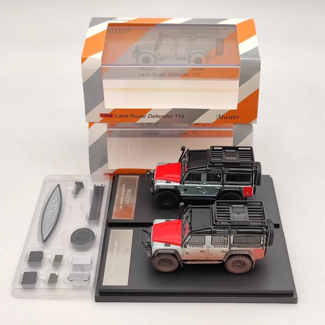MASTER 1:64 LAND Rover Defender 110 Jurassic Diecast Models Toys Car ...