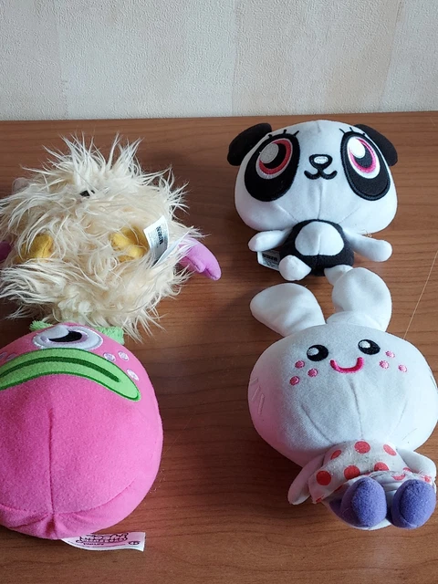 MOSHI MONSTERS MOSHLINGS Plush Bundle X 4 Honey, Shi Shi, Fishlips And ...