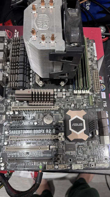 ASUS SABERTOOTH 990FX R2.0 Motherboard & AMD FX-8350 Chip & 12gb DDR3 ...