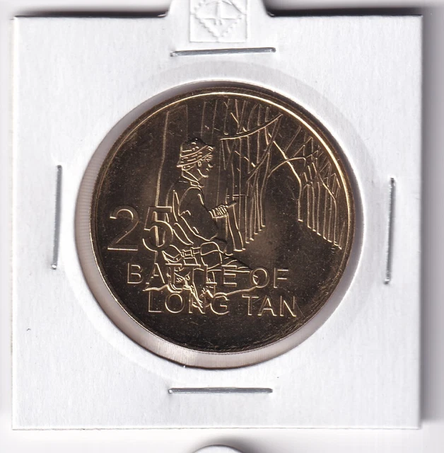 AUSTRALIA: 2016 25 Cent 100 Years Of Anzac Battle Of Long Tan Coin In ...