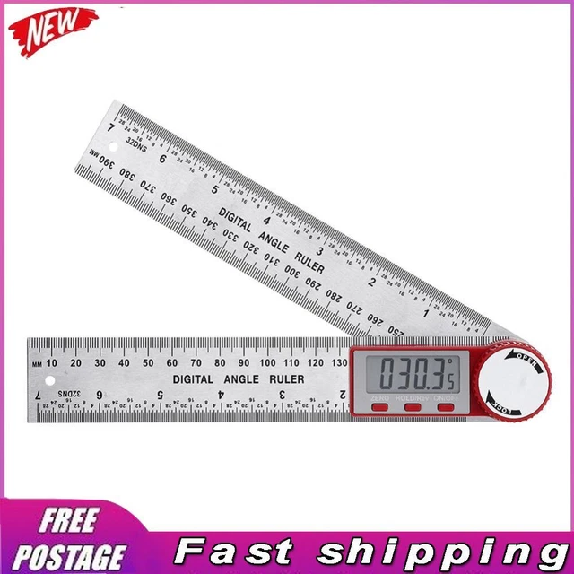 DIGITAL ANGLE FINDER Protractor Ruler Meter Inclinometer Goniometer ...