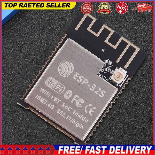 Esp Wroom 32 Wi Fi Bt Ble Mcu Module 150 Mbps Hall Sensor For Smart