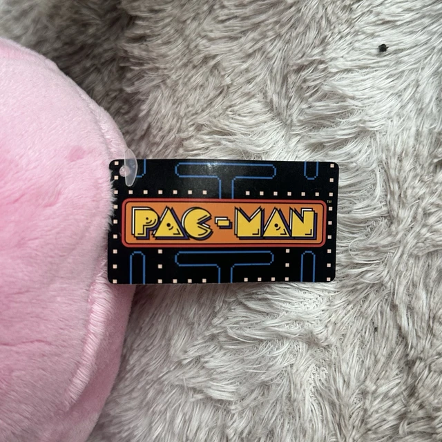 BNWT BANDAI NAMCO Ms PAC-MAN Pinky the Ghost 7" Soft Toy / Plush £9.73 ...