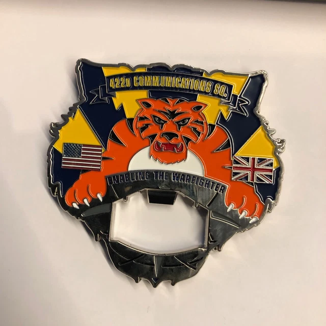 USAF 422D COMMUNICATIONS Squadron Challenge coin from RAF Croughton £15 ...