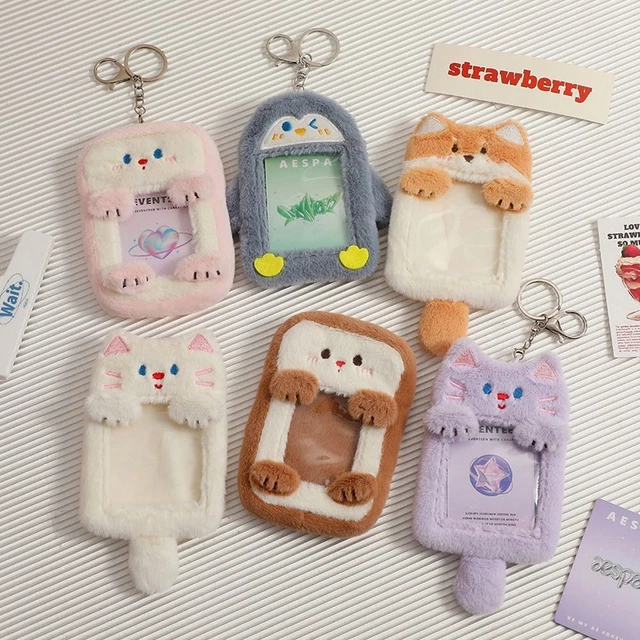 ANIMAL DE DESSIN animé Manchon photo Kpop Idol Peluche Étui protecteur ...