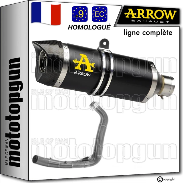 ARROW LIGNE COMPLETE Approuve Rc Bas Thunder Noir C Yamaha Tracer 7 ...