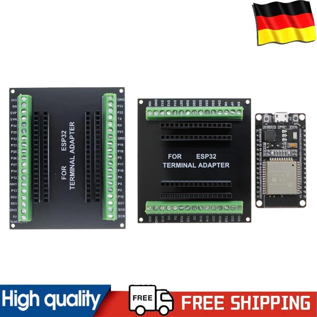 ESP32 MODULE CP2102 Chip NodeMCU-32S Lua 38Pin GPIO Expansion Board EUR 5,70 - PicClick DE