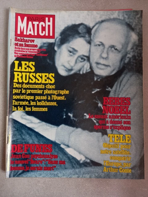 PARIS MATCH N°1607 14 mars 1980 Sakharov /Jean-Michel Jarre / Louis de ...