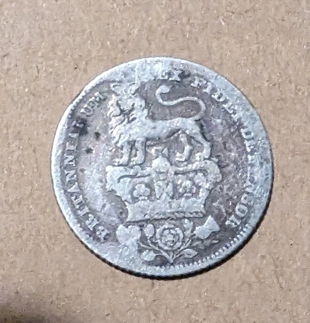 RARE 1826 KING George IV British Silver Sixpence Coin £14.00 - PicClick UK