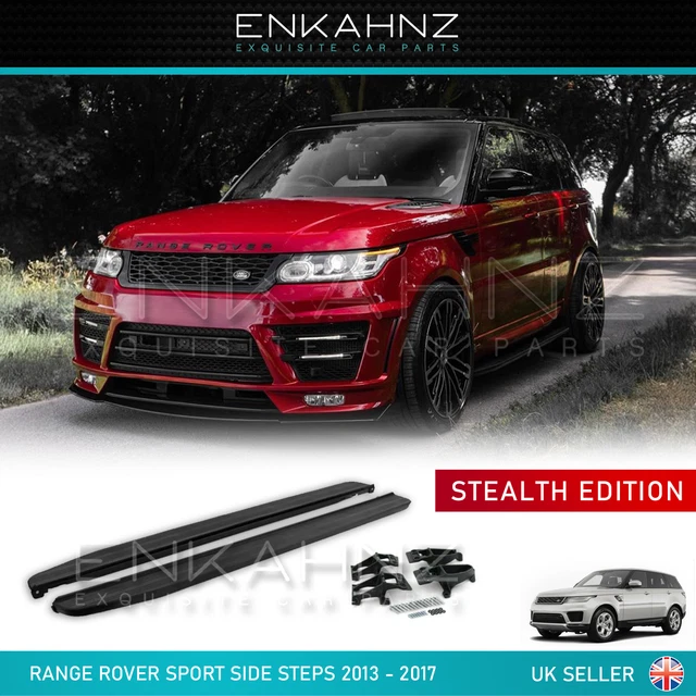SIDE STEPS FOR Range Rover Sport L494 Running Boards Black Edition 2013 ...