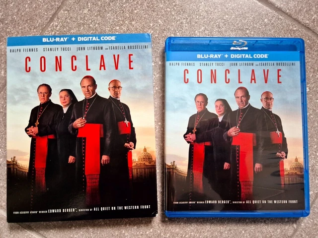 CONCLAVE (2024) RALPH Fiennes, Stanley Tucci, Isabella Rossellini. US Blu-ray £1.75 - PicClick UK
