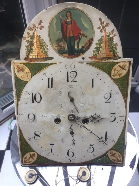 ANTIQUE LONGCASE GRANDFATHER clock movements £37.12 - PicClick UK