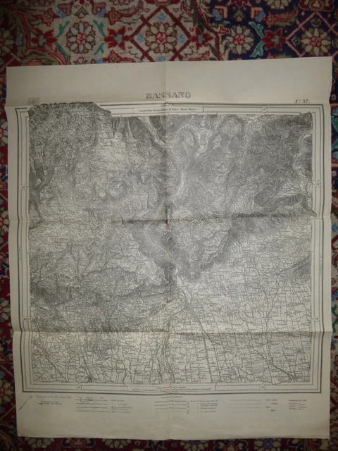 CARTE ANCIENNE SCHIO, cartina geografica Schio,1891 EUR 12,90 - PicClick IT