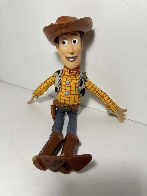 DISNEY PIXAR SHERIFF Woody Toy Story Pull String Talking Doll 16 ...
