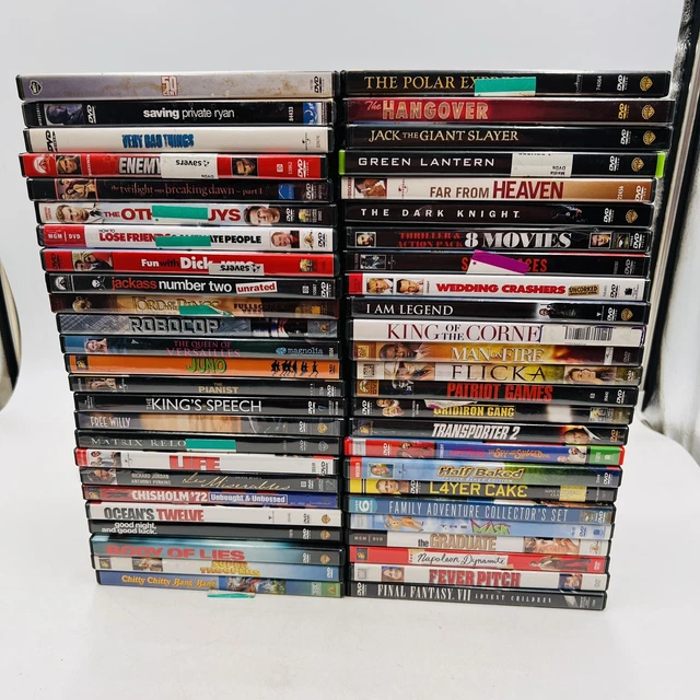 LOT OF 50 DVDs - Wholesale / Bulk DVDs Lot - A-List DVD Movies - AS ...