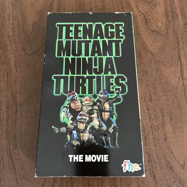 TEENAGE MUTANT NINJA Turtles The Movie 1990 VHS Video Tape Live-Action ...