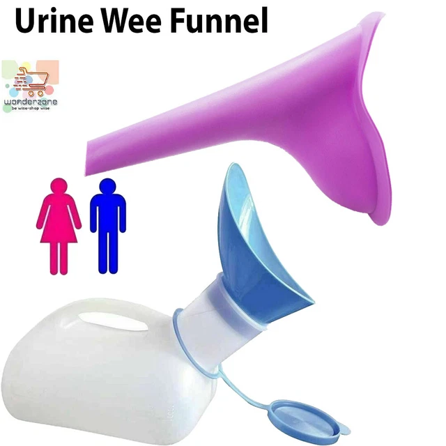 FEMALE WOMAN LADIES Portable Urinal Urine Wee Funnel Camping Travel Loo ...