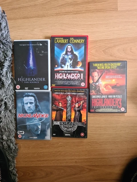 HIGHLANDER: THE COMPLETE Collection 1 2 3 4 5 Action Adventure Thriller ...