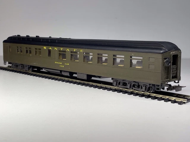 RIVAROSSI 2732 USA HO Heavyweight Pullman Dining Railroad Car Santa Fe ...