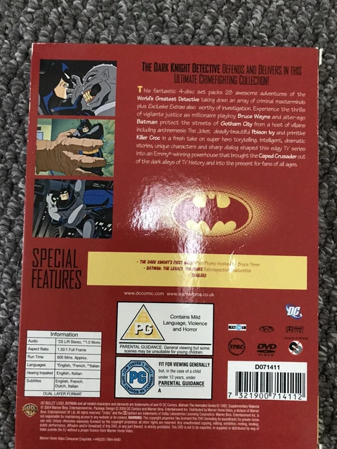 BATMAN THE ANIMATED Series Season 1 DVD Boxset EUR 8,23 - PicClick IT